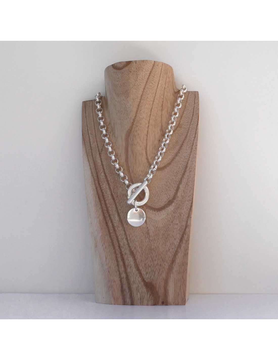 Collier toggle maxi et breloque personnalisable | Hobbyjoux